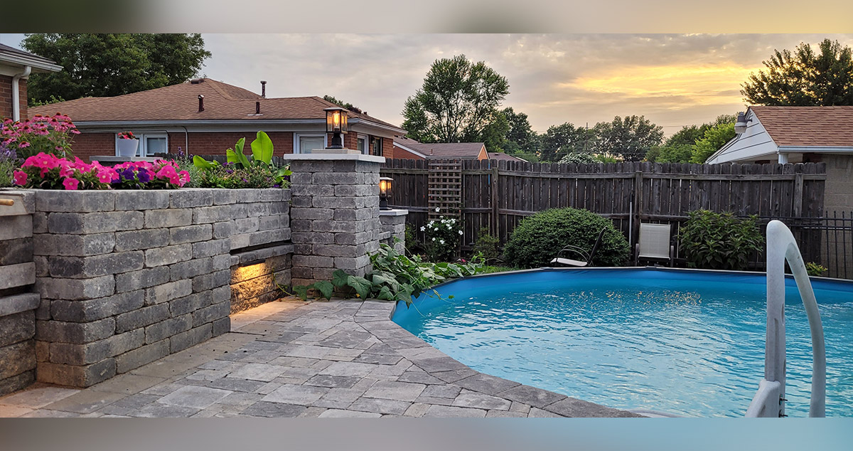 Backyard Raised Patio - Project by Charles at Menards®