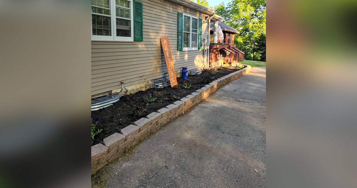 Block Flower Bed - Project by Kenneth at Menards®