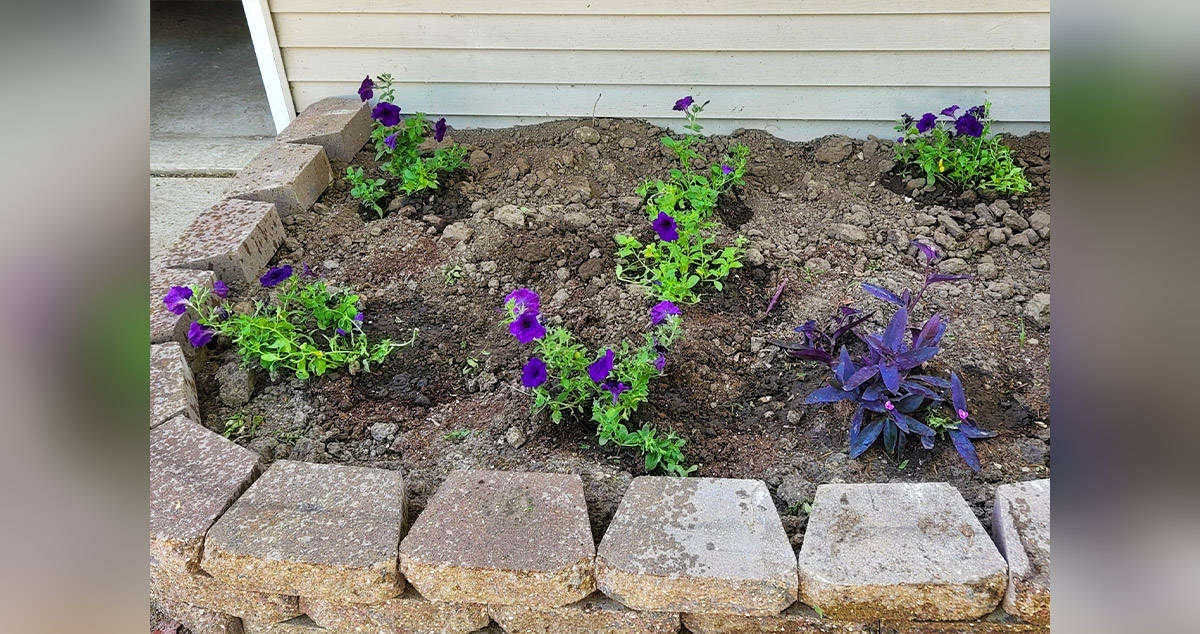 Block Flower Bed - Project by Kenneth at Menards®