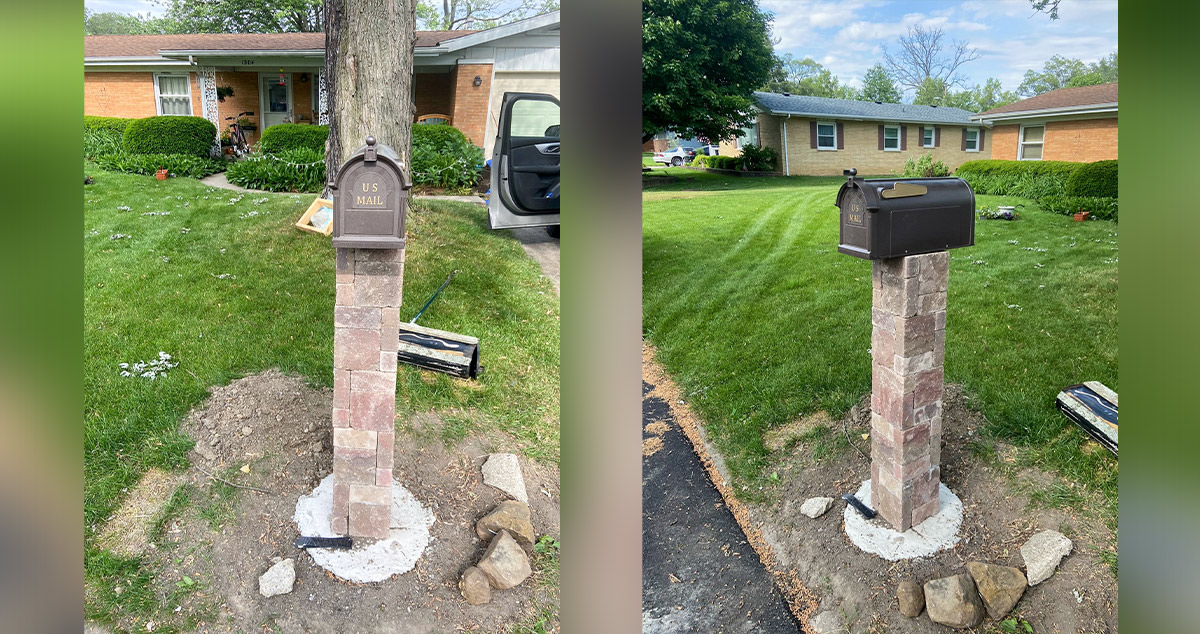 Block Mailbox Post - Project by Todd at Menards®