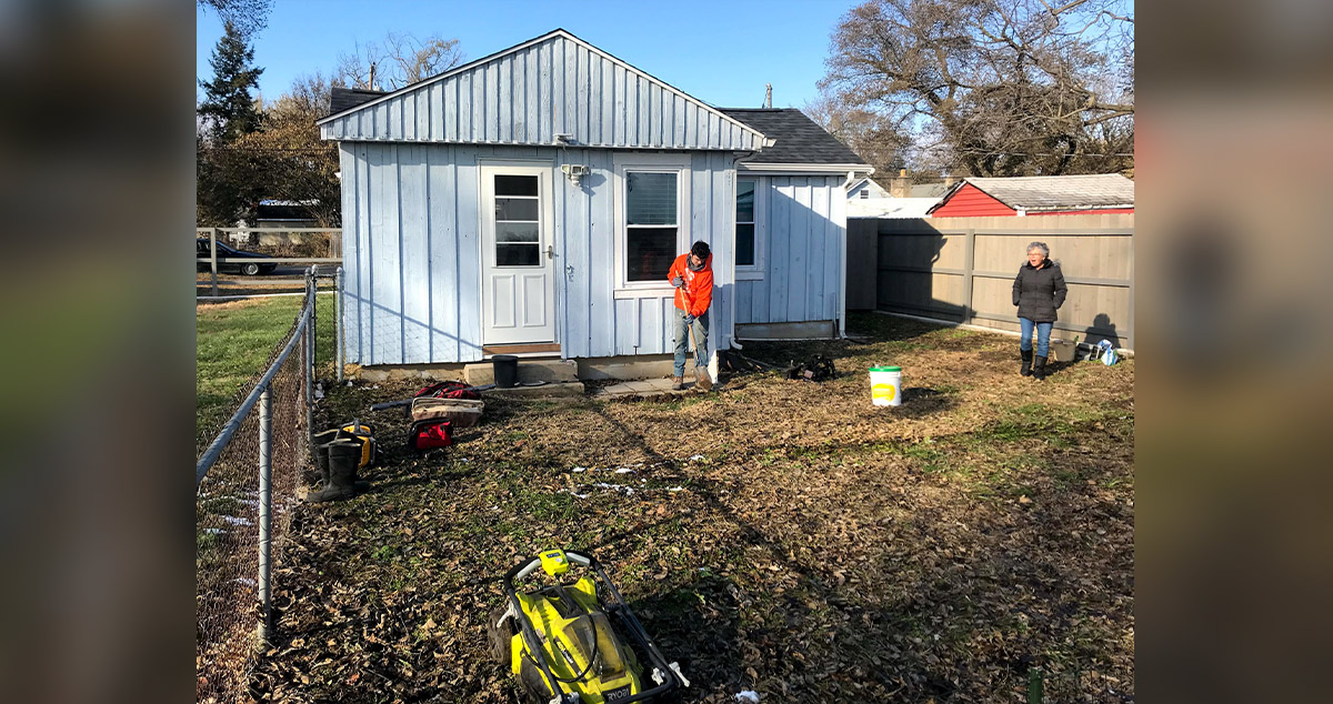 Block Seating Wall & Patio Makeover - Project by Debbie at Menards®