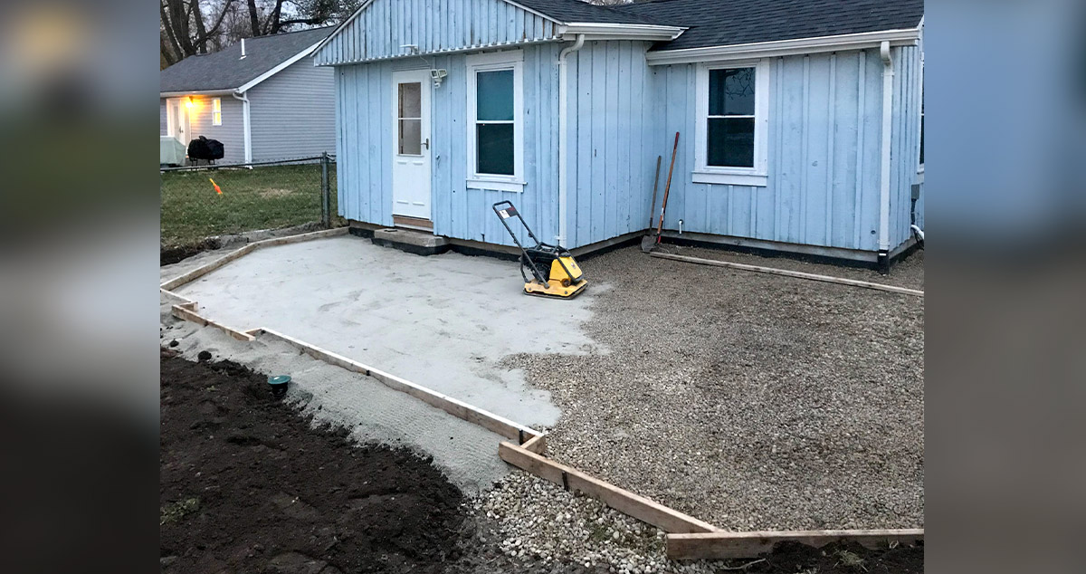 Block Seating Wall & Patio Makeover - Project by Debbie at Menards®