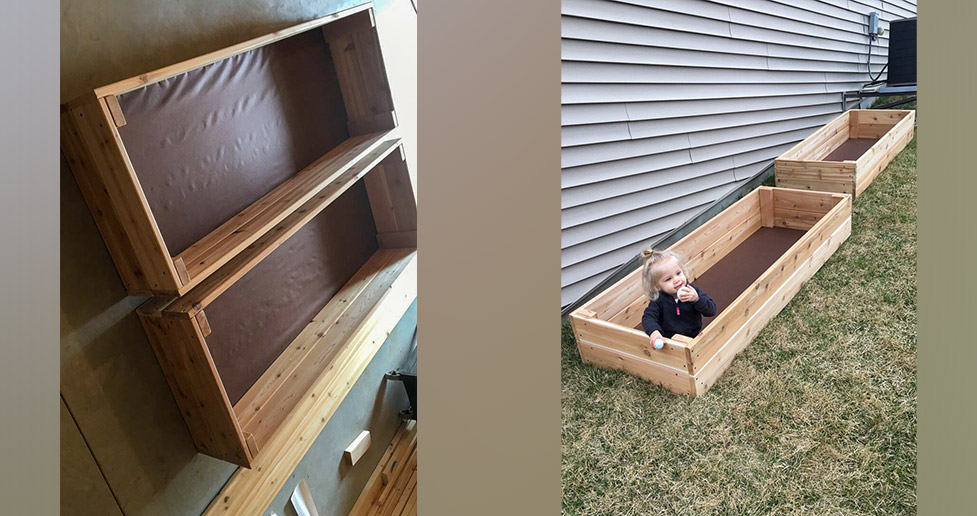 Buried Garden Boxes - Project by Noah at Menards®