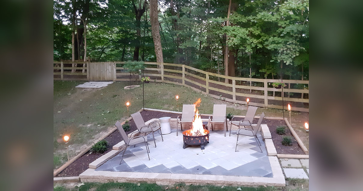 Campfire Patio - Project by John at Menards®