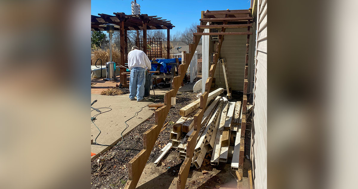 Cedar Composite Deck - Project by Paul at Menards®