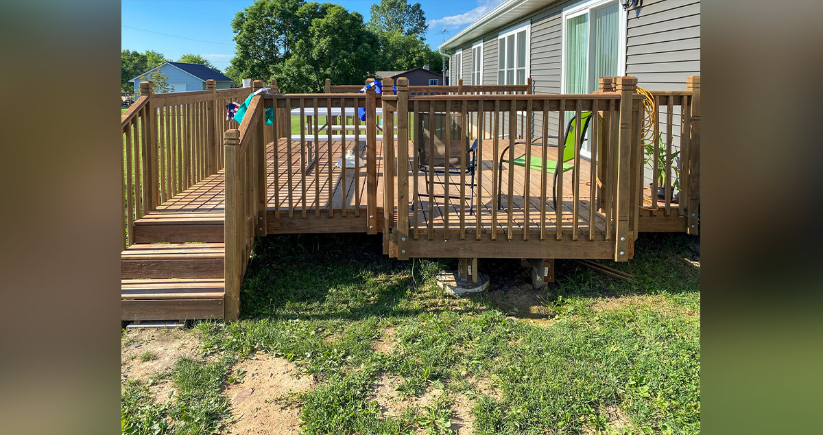CedarTone Deck - Project by David at Menards®