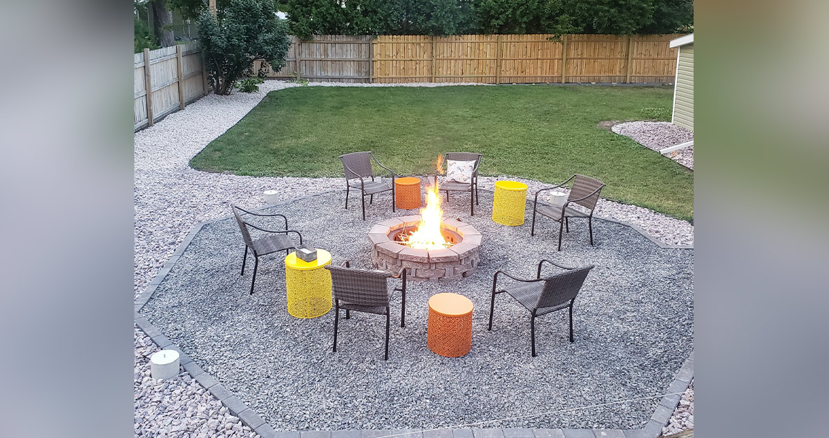 Centerpiece Fire Pit - Project by Mitchell at Menards®
