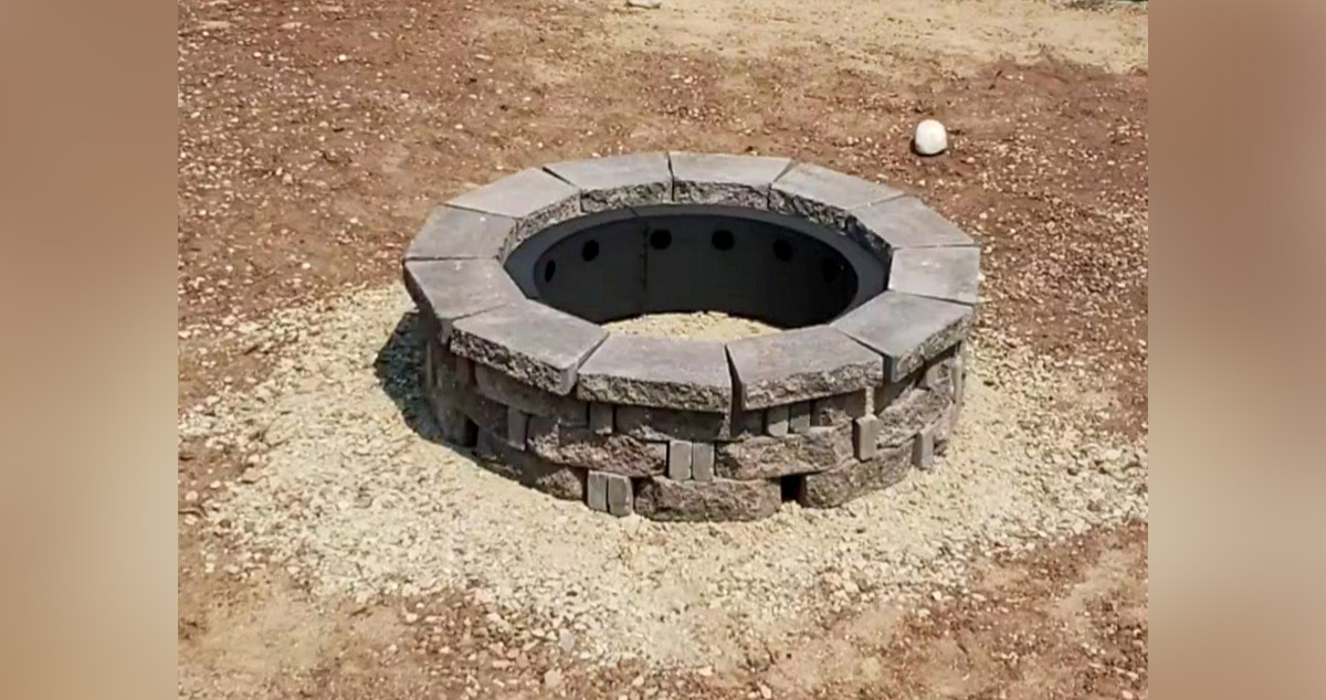 Centerpiece Fire Pit - Project by Mitchell at Menards®