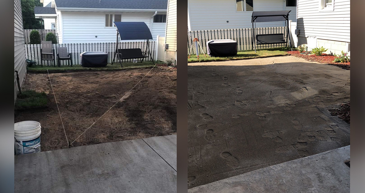 Color Popping Paver Patio - Project by Chuck & Raquel at Menards®