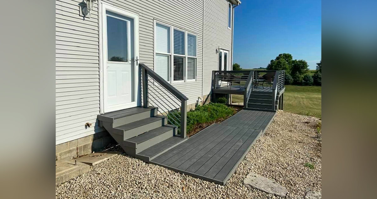Composite & Conduit Deck - Project by John at Menards®