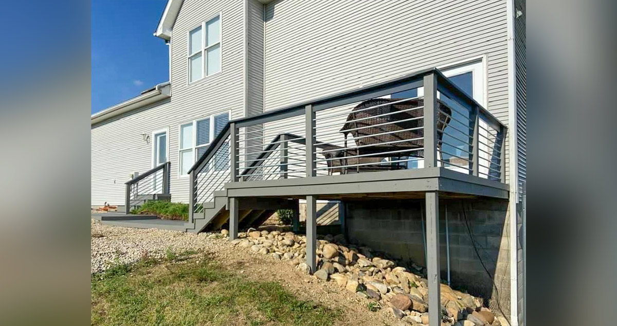 Composite & Conduit Deck - Project by John at Menards®