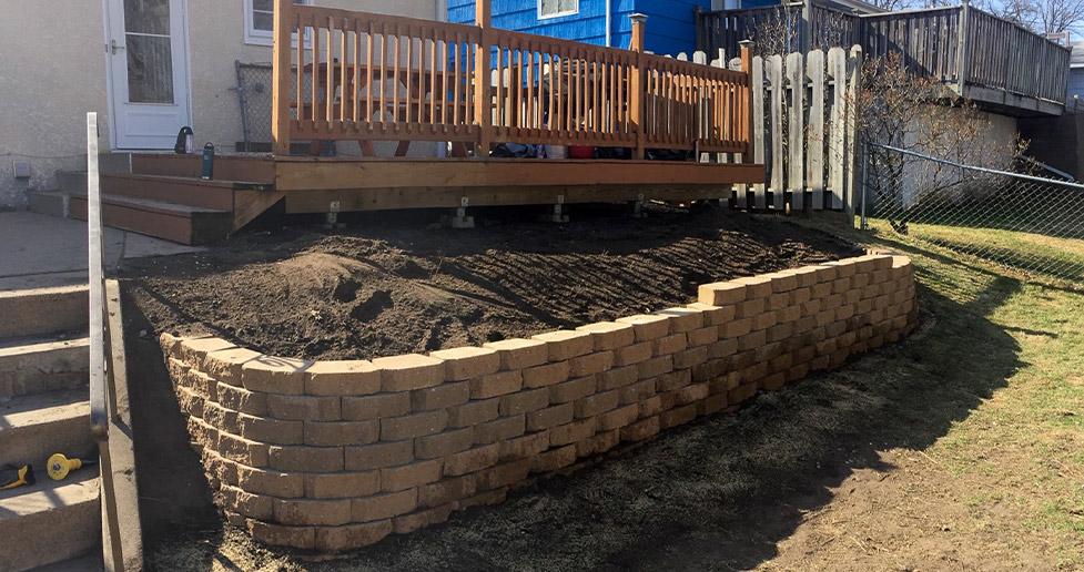 Crestone Retaining Wall - Project by Jon at Menards®