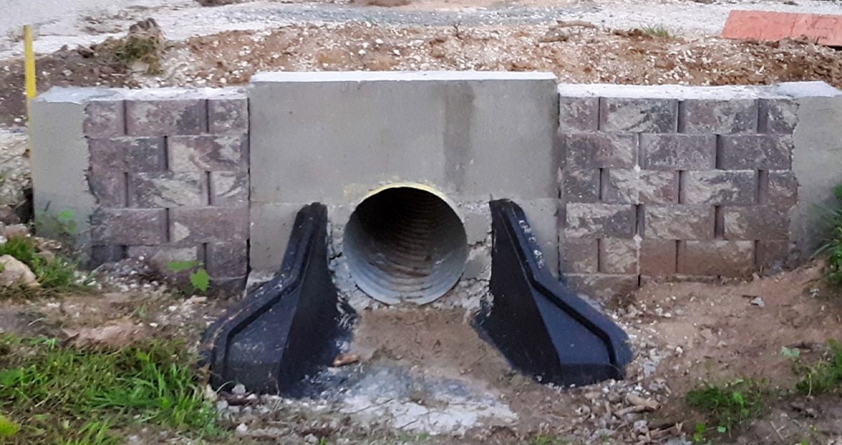 Culvert Retaining Wall - Project by Darrell at Menards®