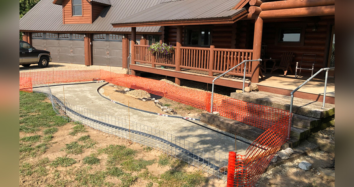 Curve Paver Walk - Project by Michael at Menards®