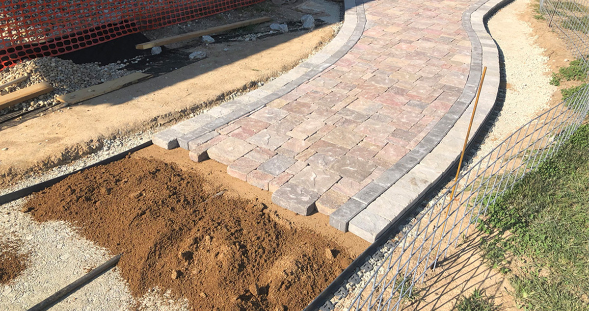 Curve Paver Walk - Project by Michael at Menards®