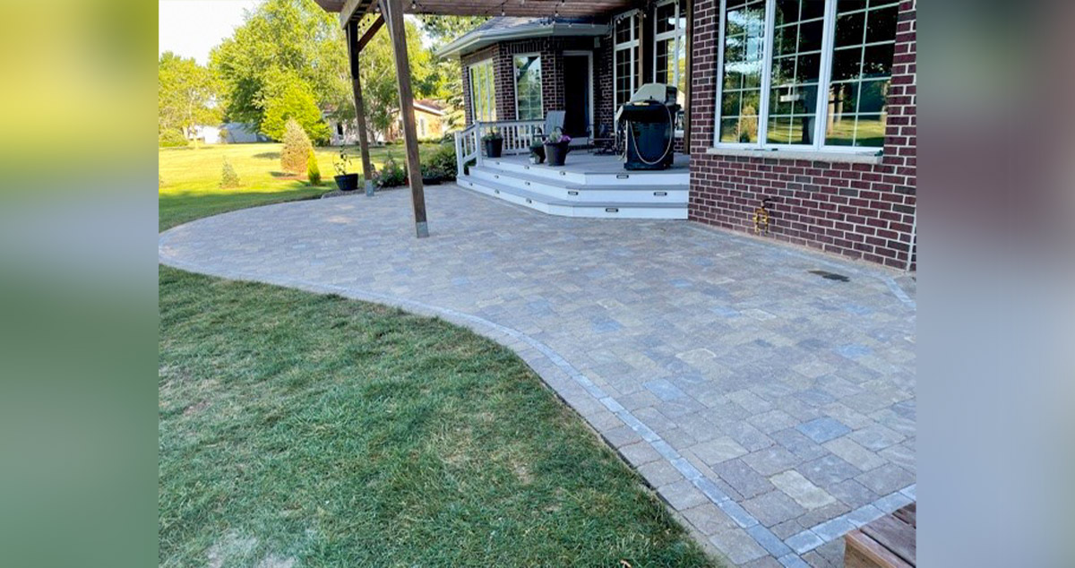 Curved Patio Expansion - Project by Jeff at Menards®