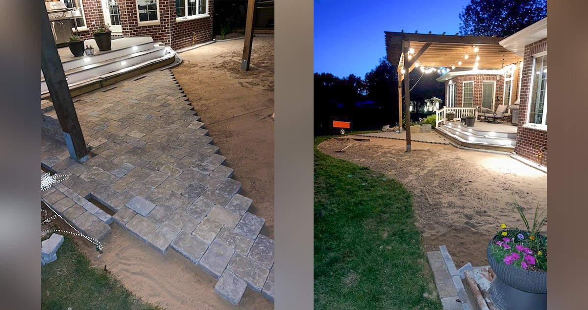 Curved Patio Expansion - Project by Jeff at Menards®