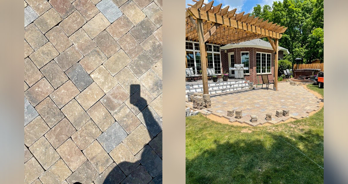 Curved Patio Expansion - Project by Jeff at Menards®