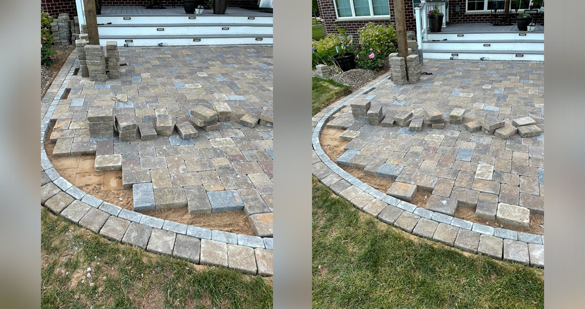 Curved Patio Expansion - Project by Jeff at Menards®