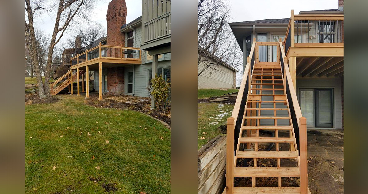 Custom Cedar Deck - Project by Joshuwa at Menards®