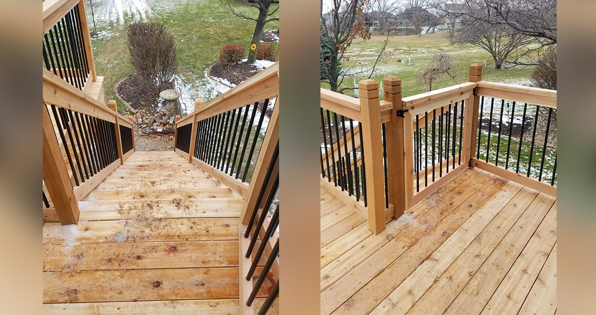 Custom Cedar Deck - Project by Joshuwa at Menards®
