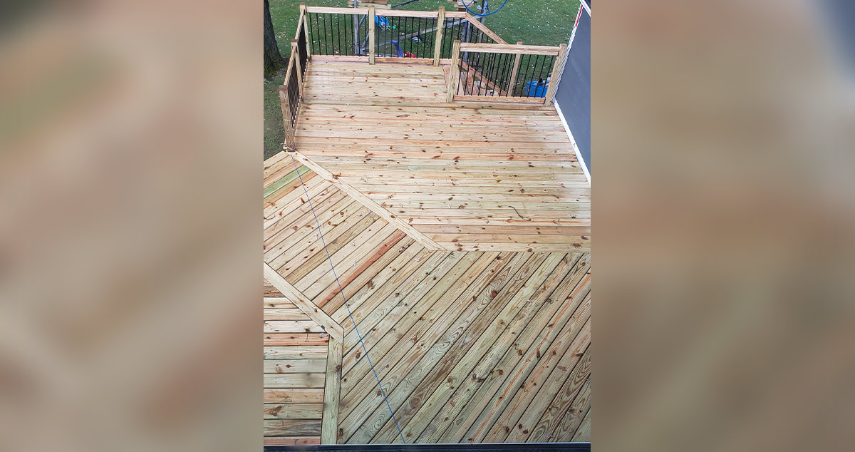 Custom Deck - Project by Kevin at Menards®