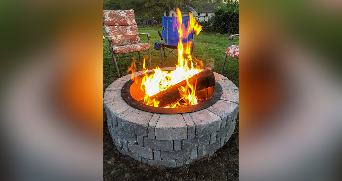 Customized Fire Pit - Project by Korey at Menards®