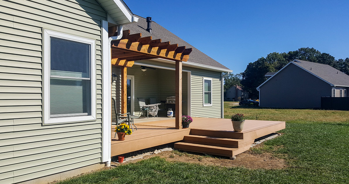 Deck & Cedar Pergola - Project by Jeffrey at Menards®