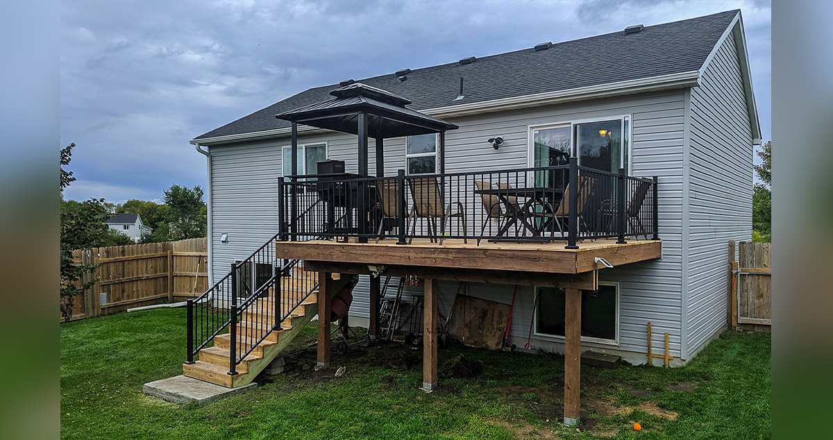 Deck Build/The BBQ Spot - Project by Tanner at Menards®