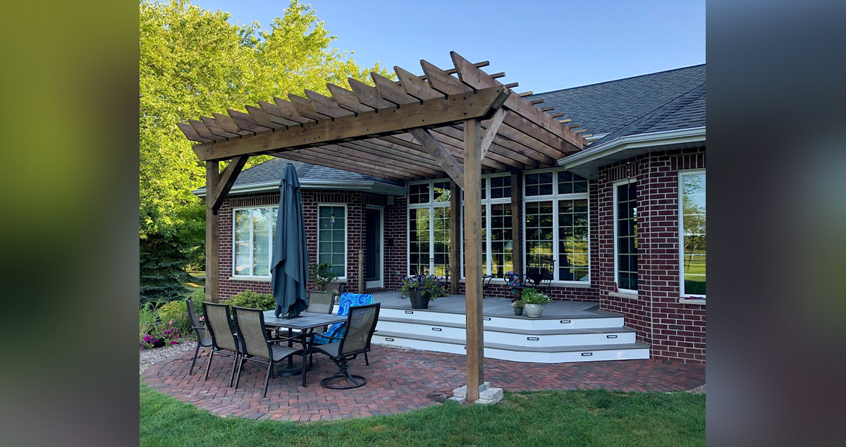 Deck Rebuild with Pergola - Project by Jeff at Menards®