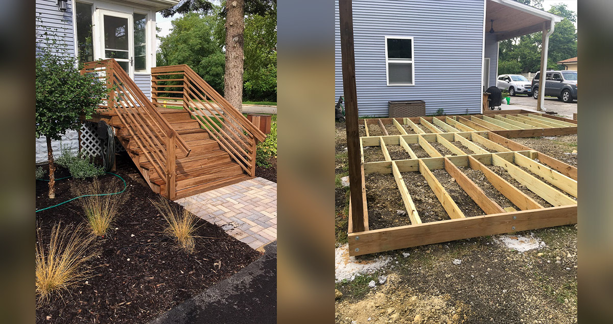 Deck with Privacy Screen - Project by Bill at Menards®