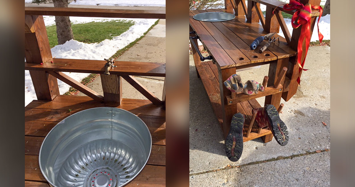Deluxe Gardeners Potting Bench - Project by Bradley at Menards®