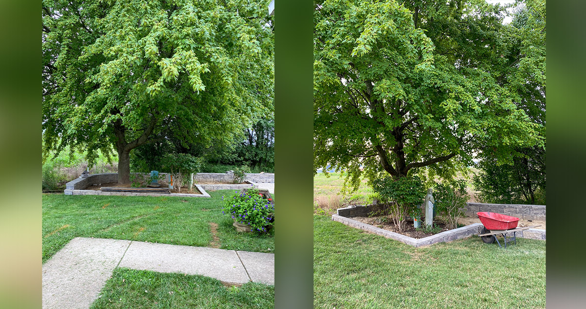 Ditch Retaining Wall - Project by Michael & Jackie at Menards®