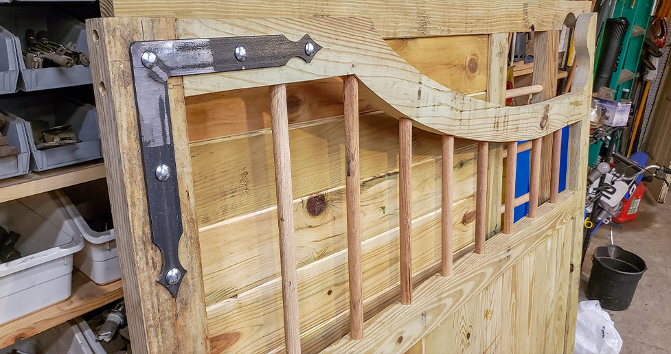 Double-Hung Driveway Gates - Project by Eric at Menards®