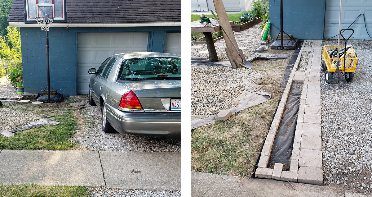 Driveway Border - Project by Jessica at Menards®
