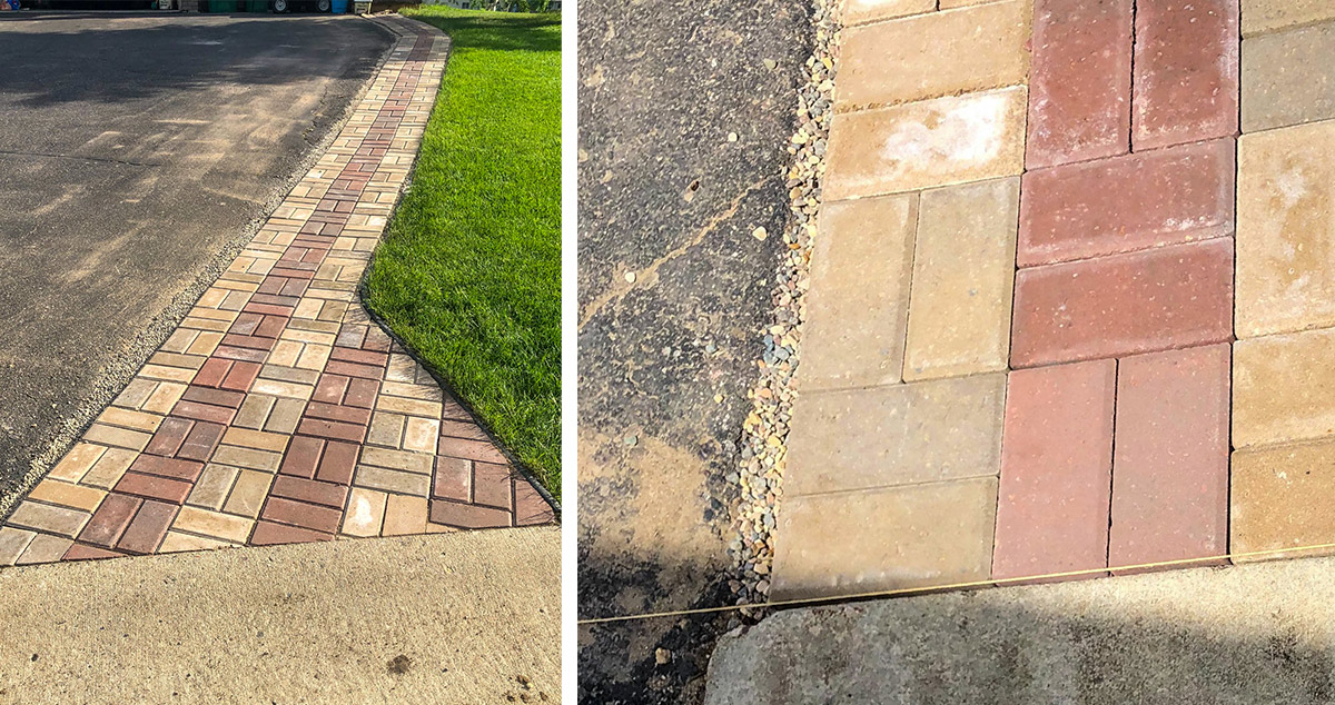 Driveway Paver Border - Project by Ria at Menards®