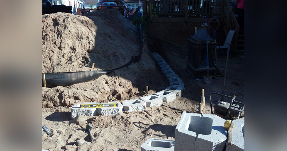 Elegant Retaining Wall - Project by Gary at Menards®