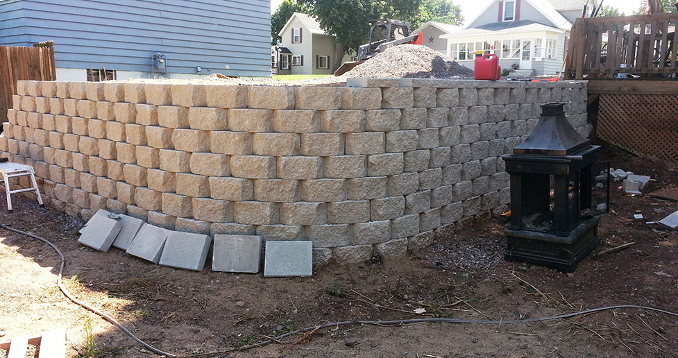 Elegant Retaining Wall - Project by Gary at Menards®