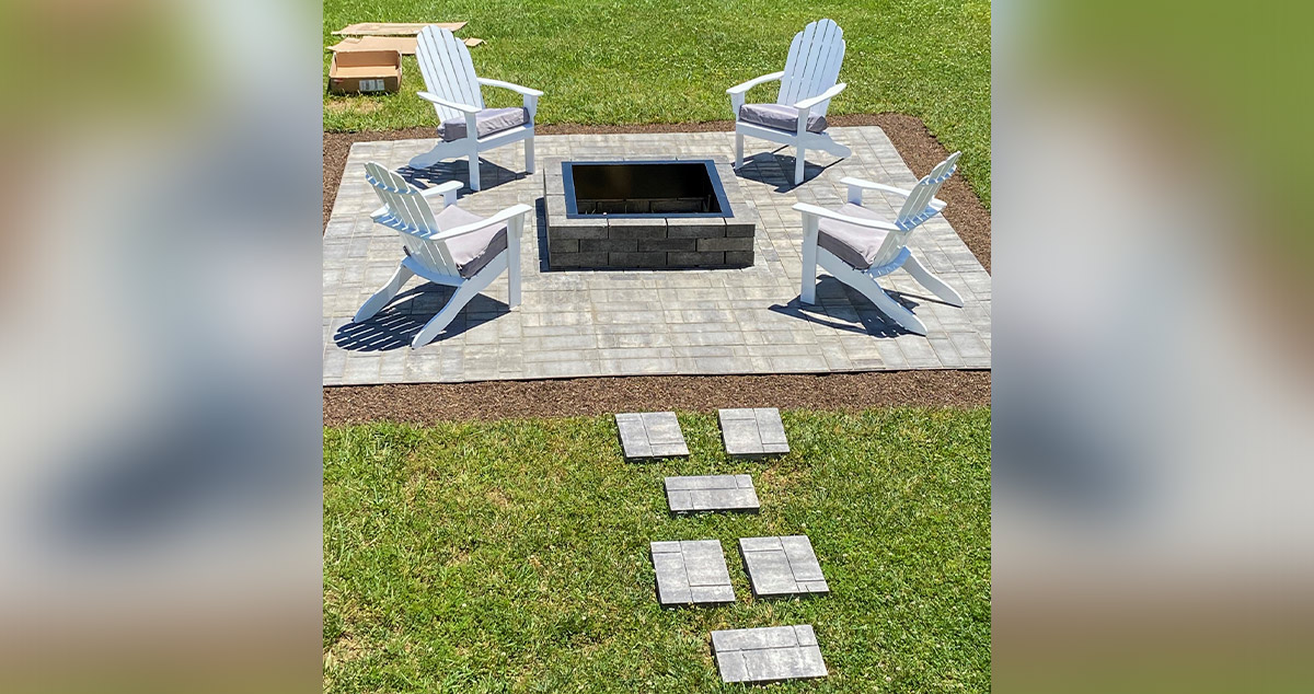 Fire Pit Area - Project by Jennie at Menards®