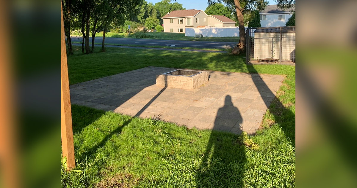 Fire Pit Paver Patio - Project by Adam at Menards®
