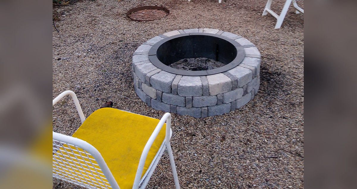 Fire Pit Upgrade - Project by Jocelyn at Menards®