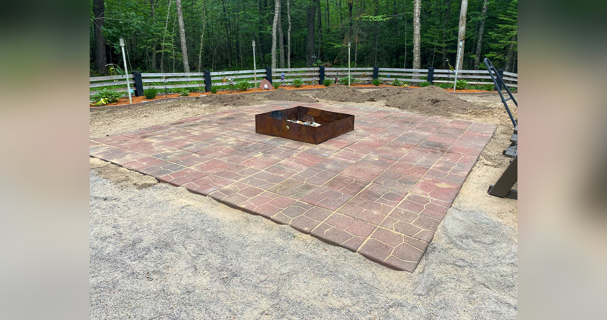 Fire Pit & Pavers - Project by Catrina at Menards®