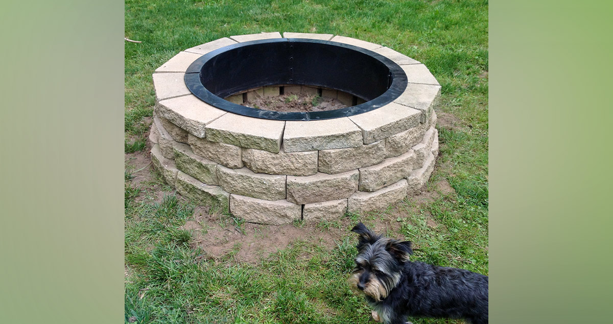 Fire Ring Patio - Project by Pamela at Menards®