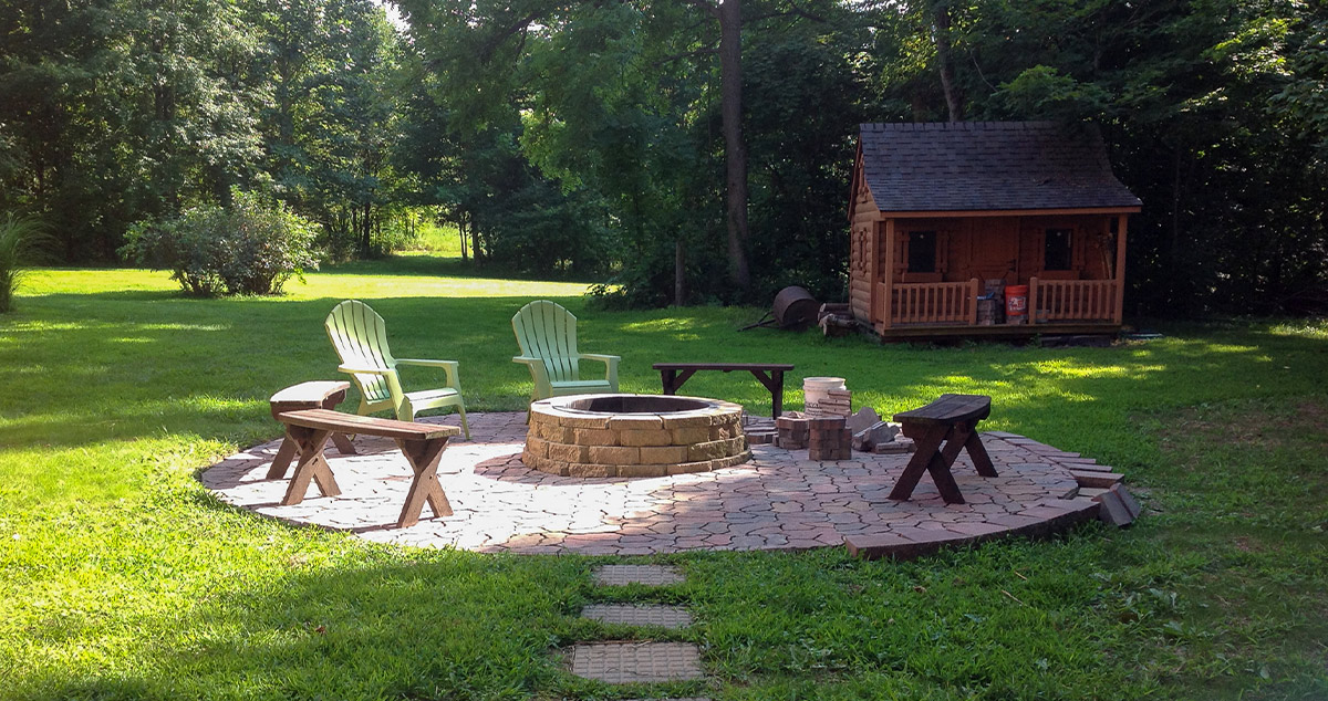 Fire Ring Patio - Project by Pamela at Menards®