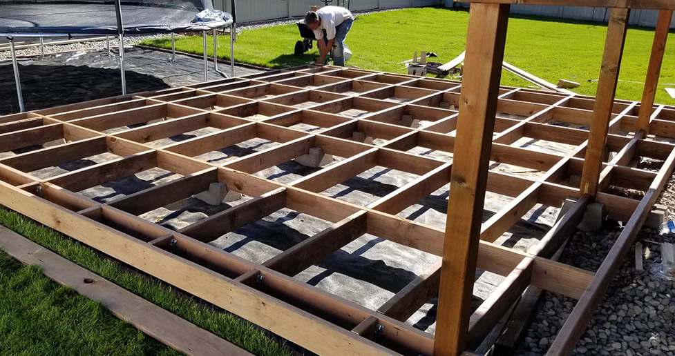 Floating Patio Deck - Project by Levent at Menards®