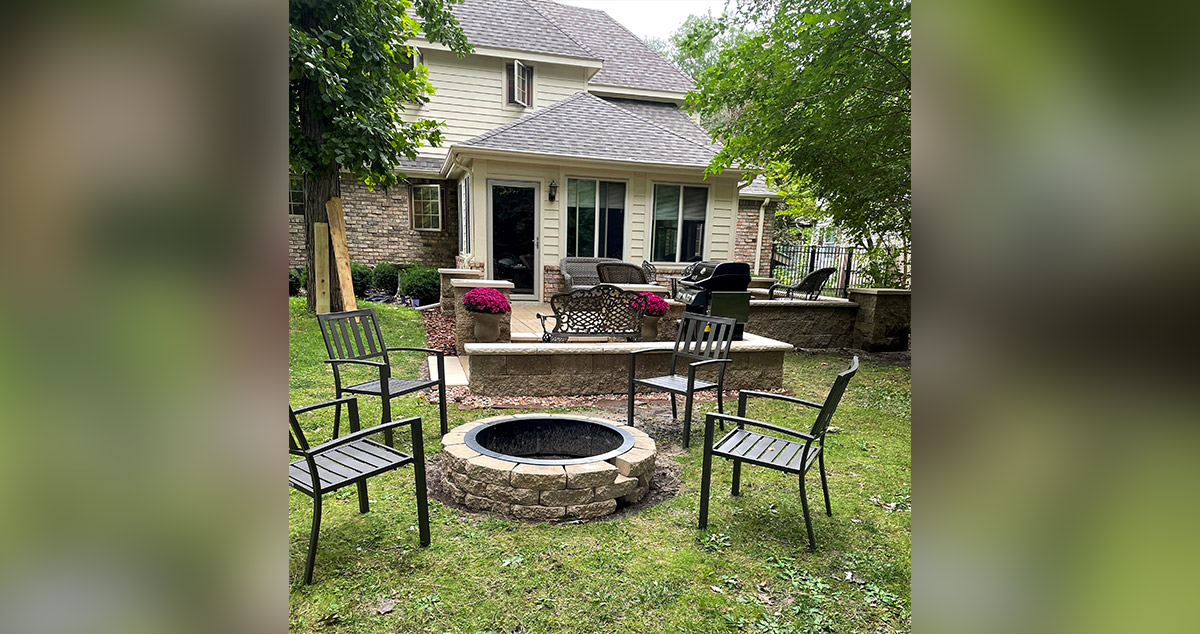 Floating Paver Patio Deck - Project by Mark at Menards®