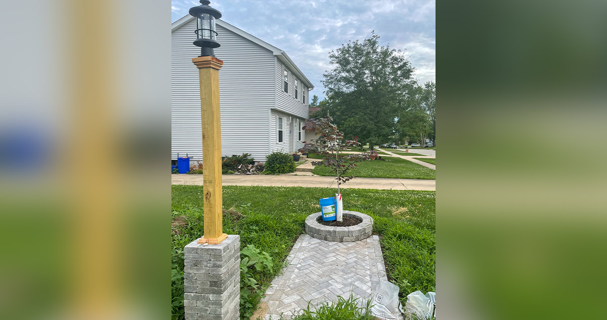 Front Patio & Tree Ring - Project by Andrew at Menards®