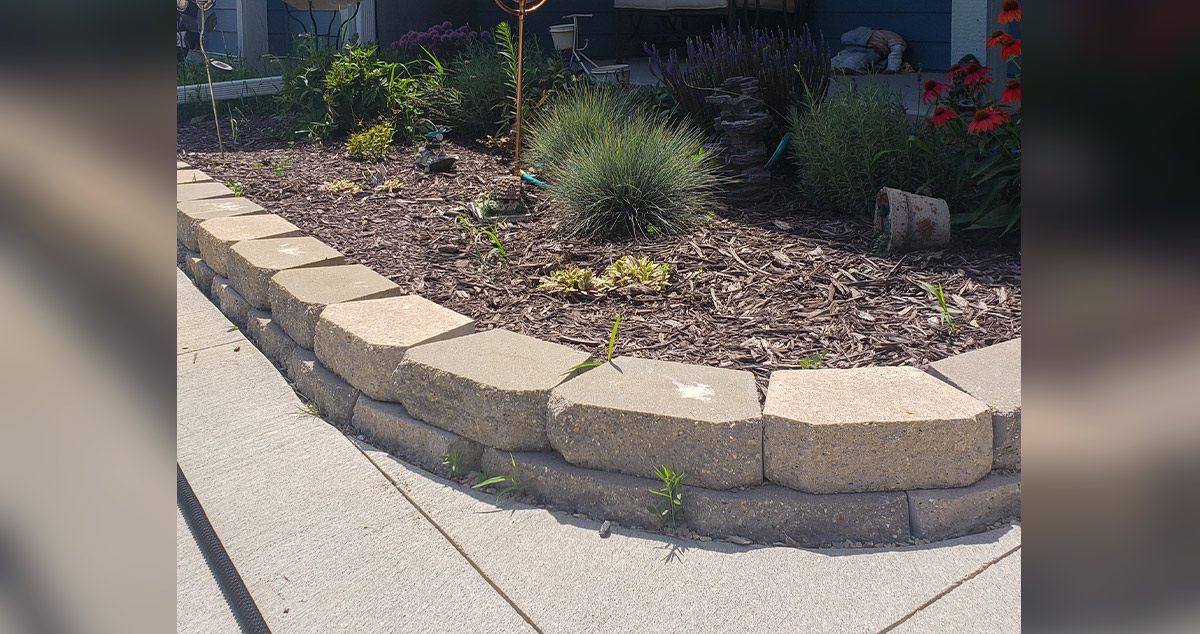 Front Walk Flower Beds - Project by Jamie at Menards®