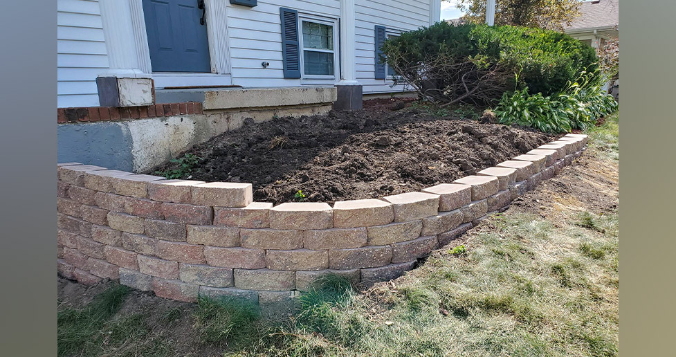 Front Yard Retaining Wall - Project by Christopher at Menards®