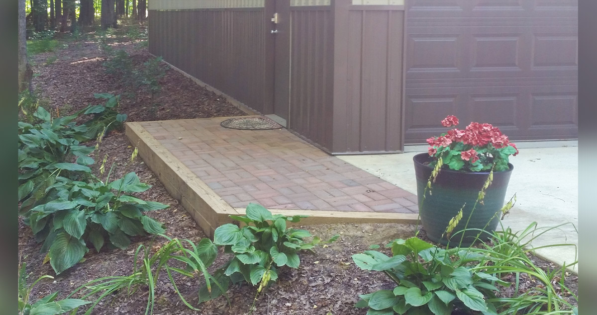 Garage Walkway - Project by Steve at Menards®